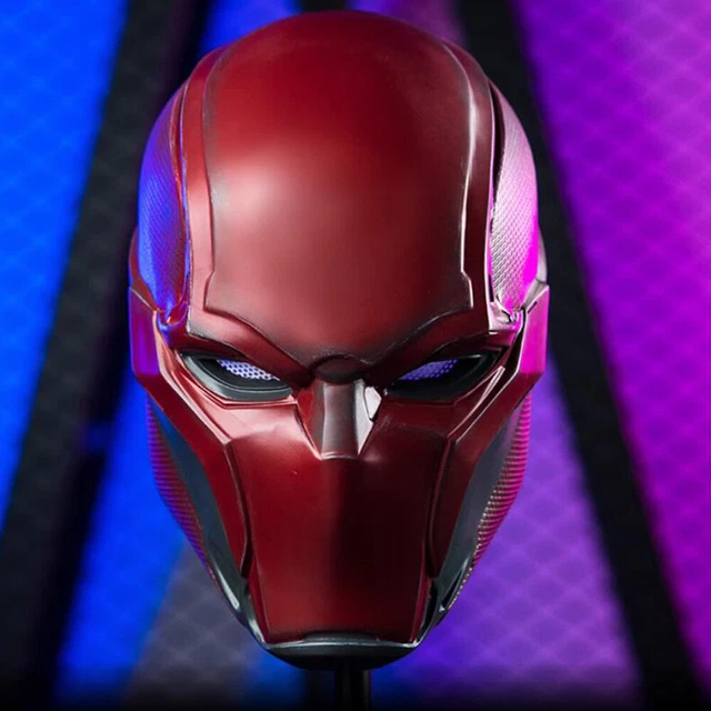 RED HOOD ROBIN Jason Todd Mask 1:1 Cosplay Prop Batman Series Model £ ...