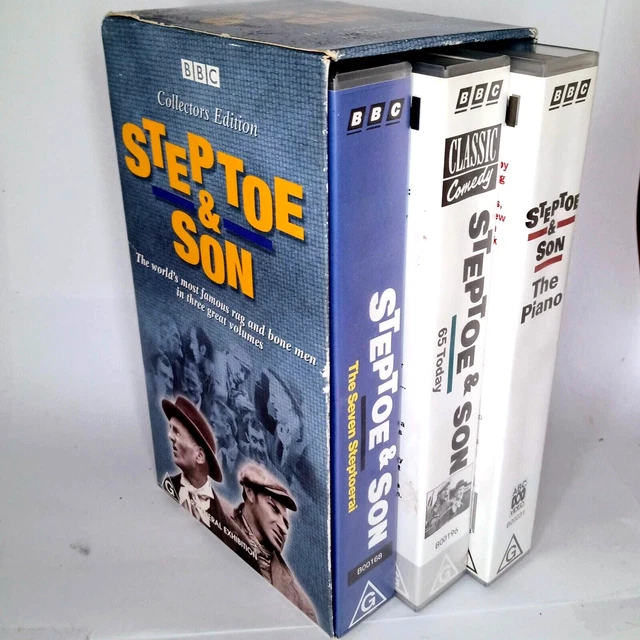 STEPTOE & SON Collectors Edition Box Set 3 x VHS Tapes PAL Video format ...