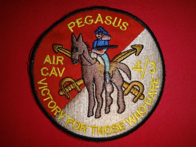 US ARMY 4TH Squadron 3rd Armored Cavalry Regiment PEGASUS Patch $18.81 ...