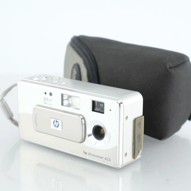 HP PHOTOSMART 435 Digital Camera 3.1MP Compact Point & Shoot Silver ...