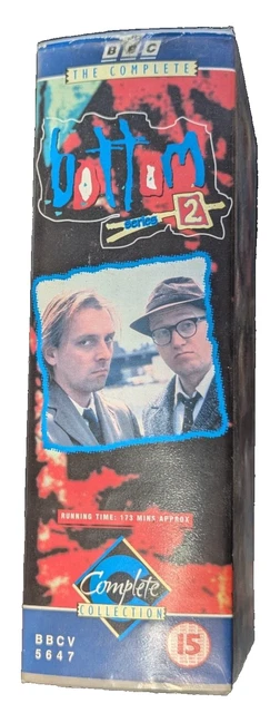 THE COMPLETE BOTTOM Series 2 (VHS Video) RIK MAYALL ADRIAN EDMONDSON ...