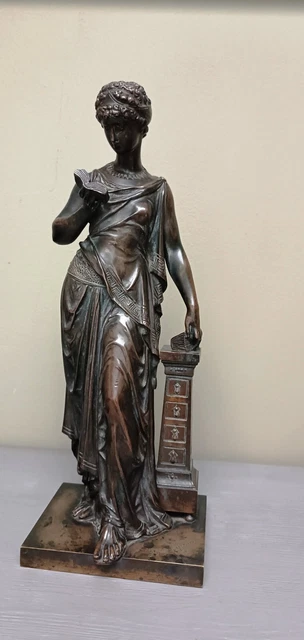 BRONZE MATHURIN MOREAU (1822-1912) La liseuse EUR 399,99 - PicClick FR
