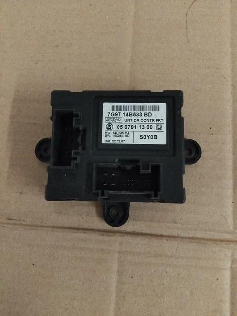 FORD MONDEO MK4 Driver Rear Door Control Module 7G9T14B533BD - JYF33 # ...