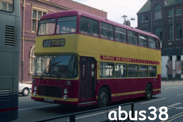 ORIGINAL BUS COLOUR Negative PMT Red Rider 777 at Wolverhampton.(4170 ...
