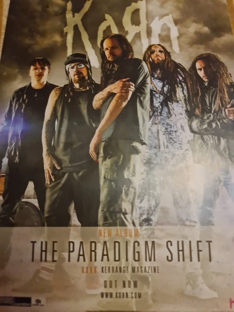 KORN THE PARADIGM SHIFT advert A4 POSTER KERRANG MAGAZINE UK £3.49 ...