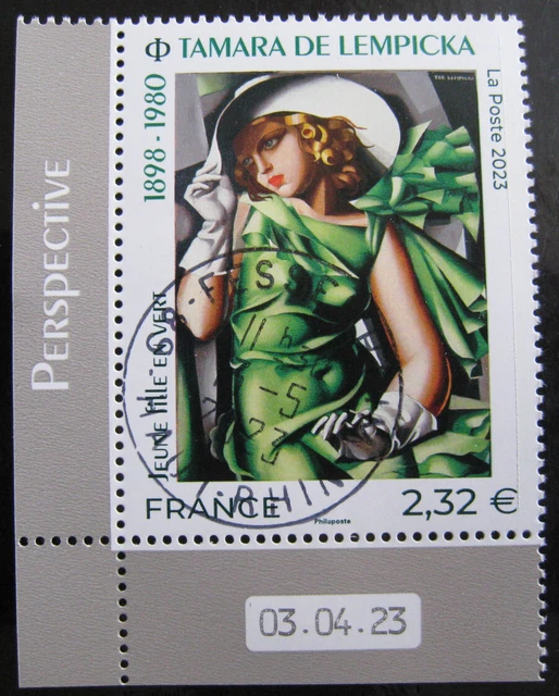 TIMBRE DE FRANCE 2023 Tamara de Lempicka - Timbre oblitéré daté EUR 3 ...