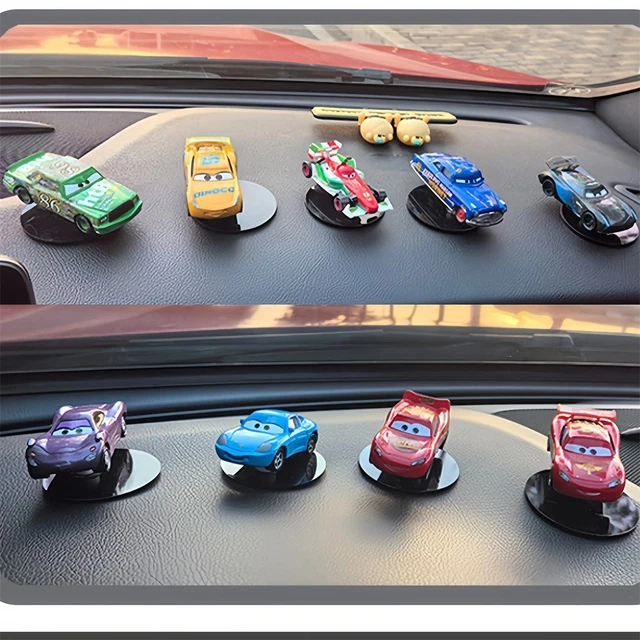 DISNEY- PIXAR CARS Lightning McQueen Drift Base 1:55 Diecast Car Model ...