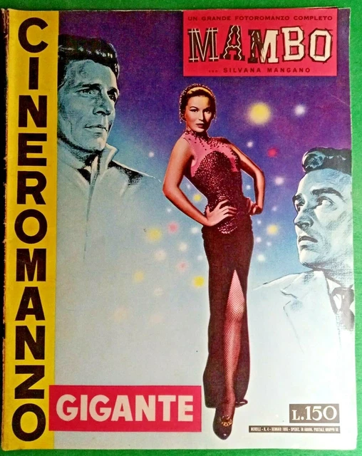 MAGAZINE ANNÉE 1955 Photo-Roman Avec Silvana Manganèse, Mambo- RIF.5979 ...