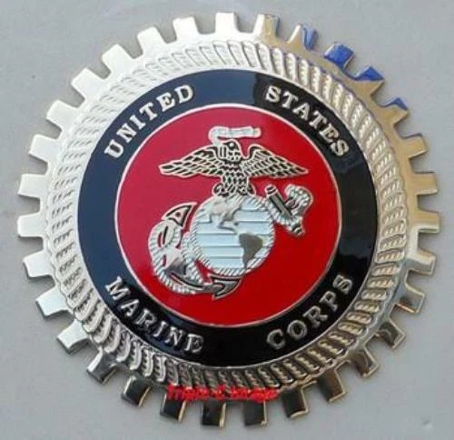 UNITED STATES MARINE Corps Grille Badge Emblem Military EUR 21,16 ...