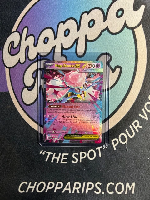 POKÉMON PHANTASMAL FLAMES Mega Diancie EX Double Rare Holo #041/094 $5. ...