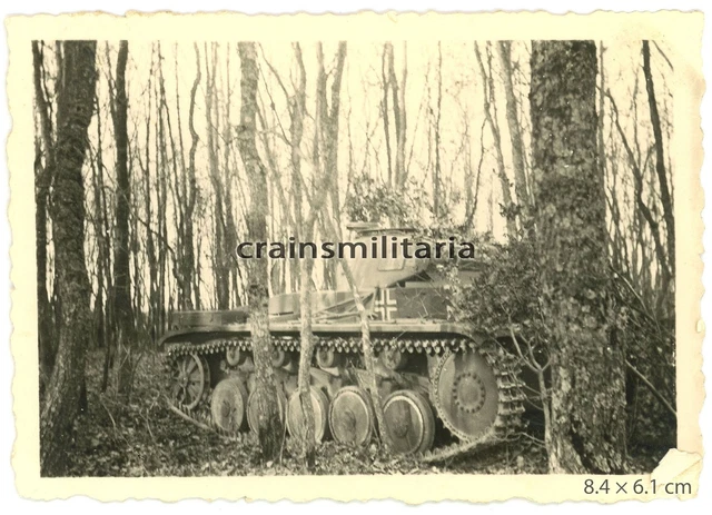 ORIG. FOTO PANZER II Tank des Pz.Rgt.4 in Rumänien 1941 EUR 11,50 ...