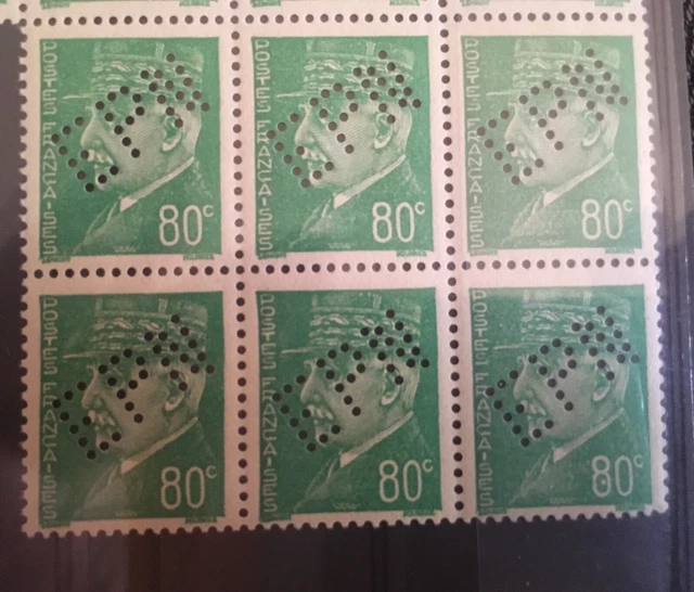 TIMBRE PERFORÉ PERFIN PETAIN EPN E.P.N EXPO NANCY 513 513g Rare Bloc 6 ...