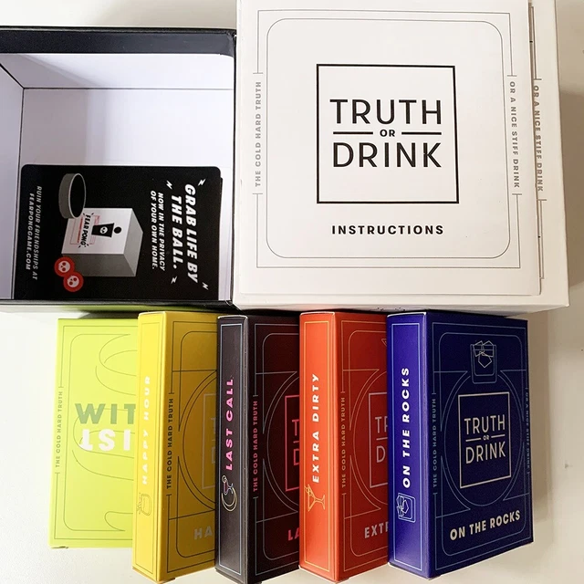 TABLE DRINKING GAME Party Party Game Fun Table Solitaire Game Friends ...