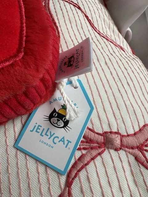 JELLYCAT RED HEART Amuseable Val & Tina Love Locks £31.90 - PicClick UK