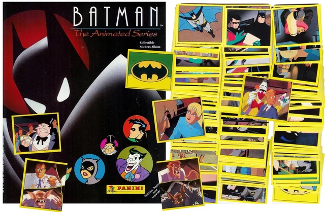 BATMAN THE ANIMATED Series - A Panini 1993 Sticker Set And Empty Album ...