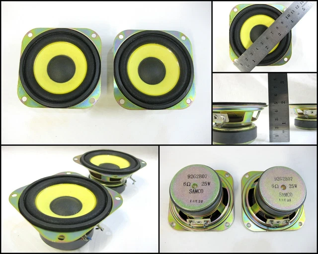 SAMCO 92G2B07 105CM Yellow Speaker Drivers (25W, 6 ohms) £7.46 ...