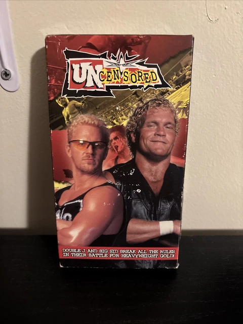 WCW UNCENSORED 2000 Vhs Tape Hogan Flair Jarrett Sid Luger Sting Rhodes ...