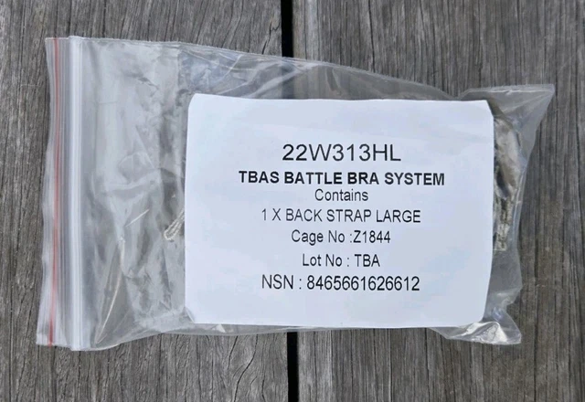 AUSTRALIAN ARMY SPECIAL Forces Issue ADA AMCU TBAS Chest Rig Back Strap ...