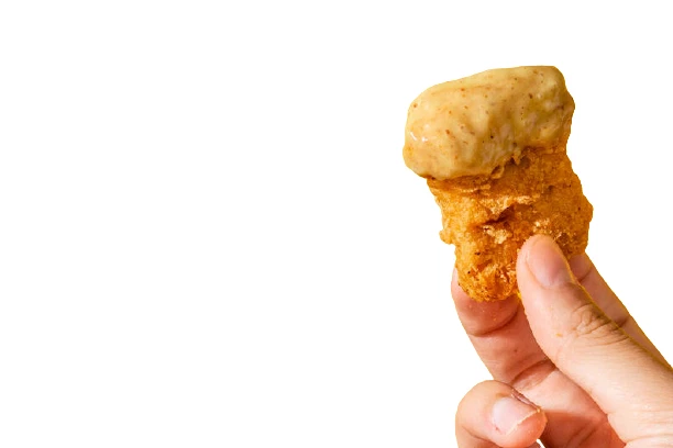 DISPLAY FAKE FOOD Prop McDonalds Spicy Chicken Nugget Dipped In ...