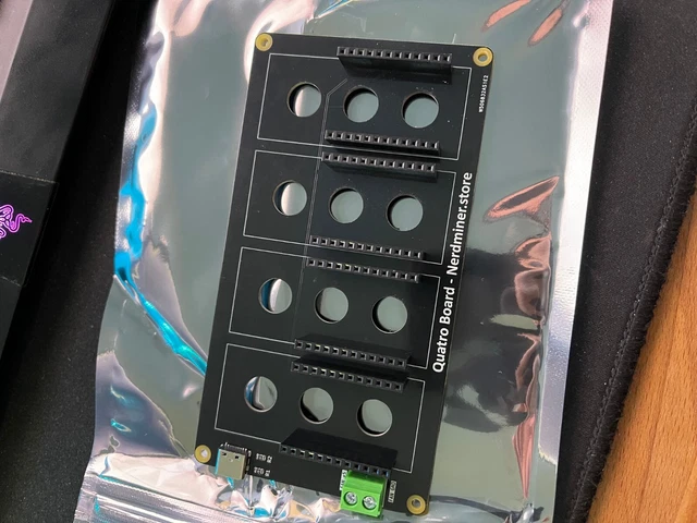 Nerdminer V2 Quatro Bitcoin Solo Lottery Btc Nerd Miner Crypto