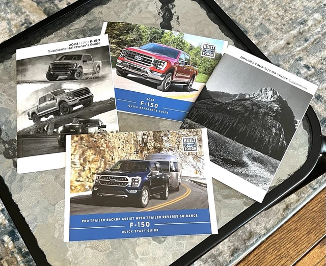 2023 FORD F- 150 Supplemental Owners Guide/Referance/Quick Start ...
