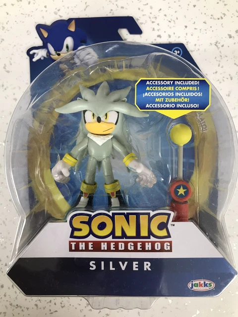 SONIC THE HEDGEHOG Silver Sonic 10cm Figure With Checkpoint Accessory £ ...