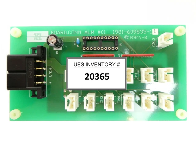 CARTE DE CONNEXION d'interface TEL Tokyo Electron 1981-609835-11 pcb ...