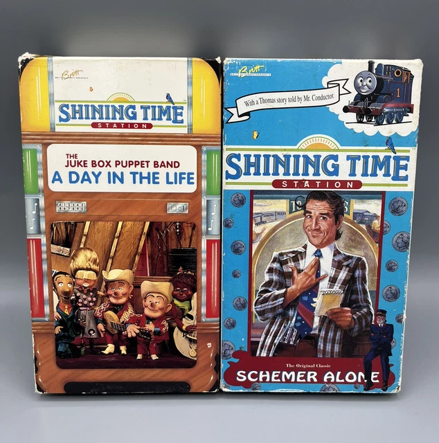 SHINING TIME STATION Volume 1 & 2 (VHS) Schemer Alone - Juke Box Puppet ...
