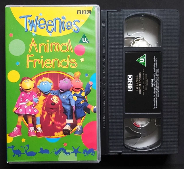 TWEENIES : ANIMAL Friends - BBC CBeebies 2000 VHS Video, Bella Milo ...