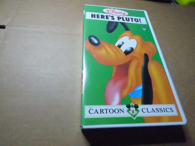 VINTAGE RETRO WALT Disney VHS Video - Here's Pluto £7.99 - PicClick UK