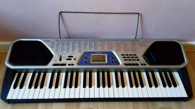 CASIO CTK-481 ELECTRIC Keyboard - 100 Song Bank 100 Tones 61 Full Size ...