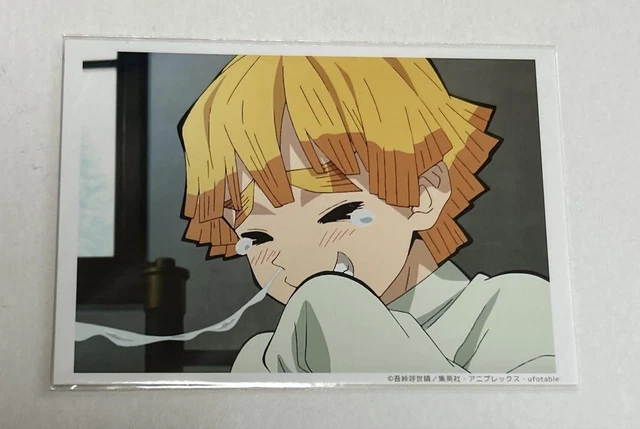 CARTE DE COLLECTION Ufotable Demonslayer Zenitsu Bromide Lottery EUR ...