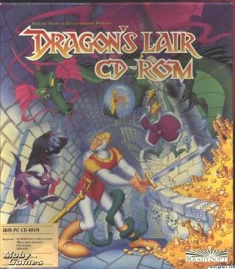 DRAGON'S LAIR PC CD animated cartoon hero rescue princess reflex ...