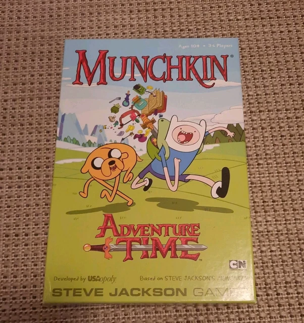 MUNCHKIN ADVENTURE TIME Card Game Steve Jackson Games + Enzyklopädie ...