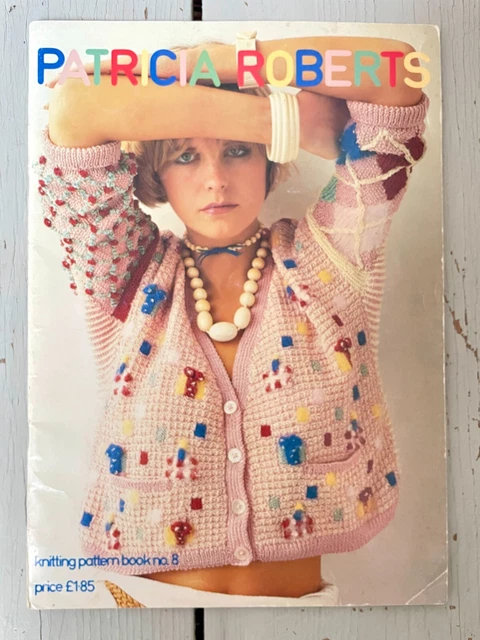 VINTAGE PATRICIA ROBERTS Designer Knitting Pattern Book No. 8 Retro ...