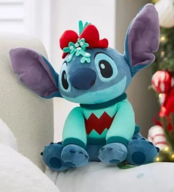 DISNEY CHRISTMAS STITCH Soft Toy Lilo & Stitch 35cm/13" Plush Festive ...