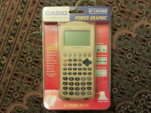 VINTAGE CASIO POWER Graphic fx-9750G Plus Calculator NEW NIP £47.63 ...