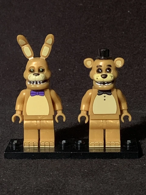 FNAF FIVE NIGHTS At Freddy’s Custom Minifigures Golden Freddy And ...
