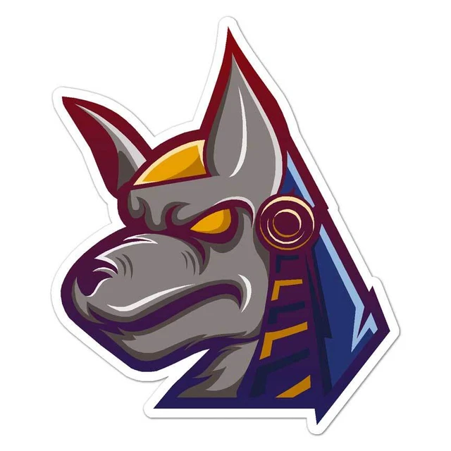 EGYPTIAN GOD ANUBIS, Vinyl Decal Sticker, Indoor Outdoor, 3 Sizes ...