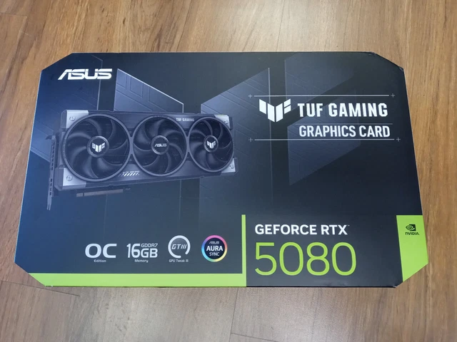 ASUS TUF GAMING GeForce RTX 5080 16GB GDDR7 OC Edition Graphics Card ...