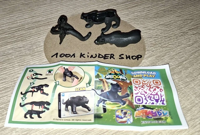 KINDER NATOONS 'VT' Vd 273 Vd273 Panther Panthere + Bpz 10.2022 EUR 2 ...