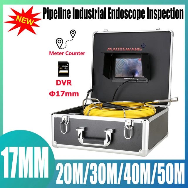 PIPE INSPECTION VIDEO Camera Pipeline Industrial Endoscope IP68 W ...