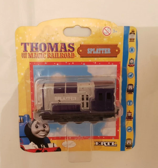 THOMAS THE TANK Engine & Friends ERTL SPLATTER TRAIN DIECAST NEW AND ...