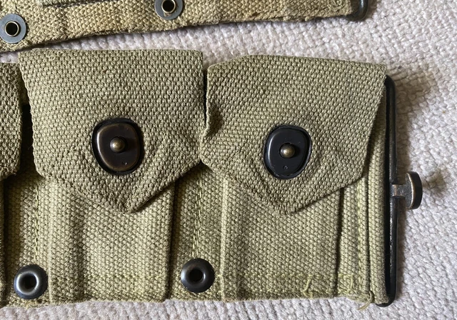 WW2 USMC MARINE US M1 Garand Cartridge Belt Boyt 1942 Original EUR 334 ...
