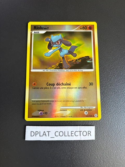 CARTE POKÉMON RIOLU 61/130 reverse DP diamant et perle FR D&P EUR 8,85 ...