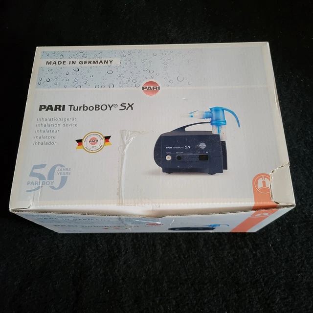 PARI TURBO BOY SX Inhalationsgerät NEU in Originalverpackung EUR 85,00 ...