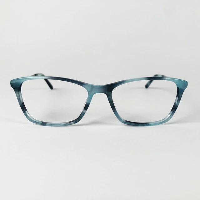 SPECSAVERS EYEGLASSES MOTTLED BLUE SQUARE glasses frame MOD: MANTA RAY ...