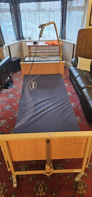 ELECTRIC CARE BED Burmeier Steel frame adjustable bed - great condition ...
