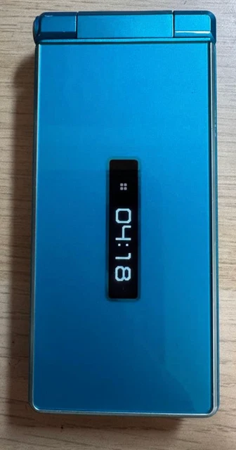 TÉLÉPHONE PORTABLE À clapet Docomo Sharp Aquos SH-06G bleu vert ...