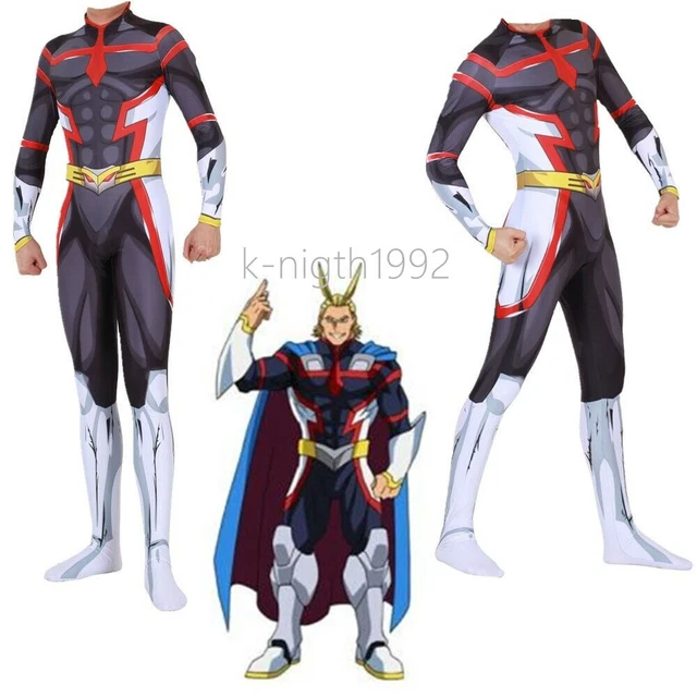 ZENTAI ANIME MY Hero Academia Suit All Might Cosplay Costume Bodysuit ...